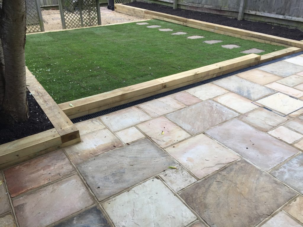 Indian Sandstone Patio - Prestige Refurbishments